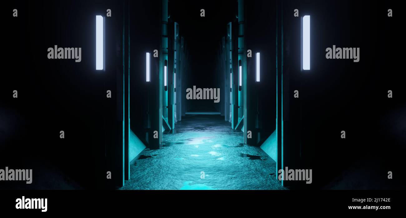 Extraterrestrial Digital Tunnel Hangar Club Hallway Avant Garde ...