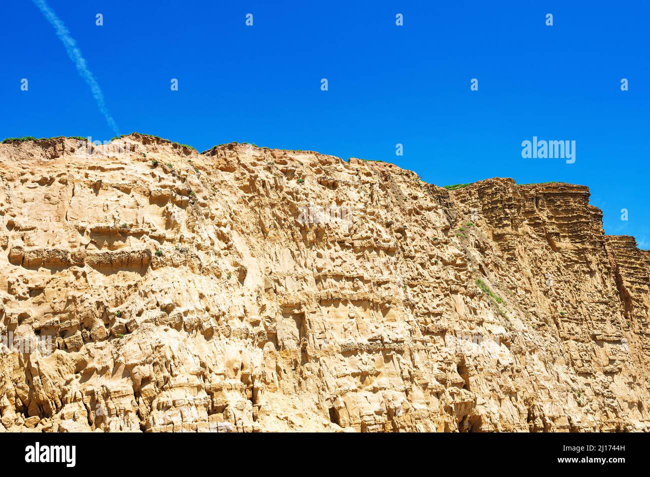 Limestone cliffs of West Bay Stock Photo - Alamy