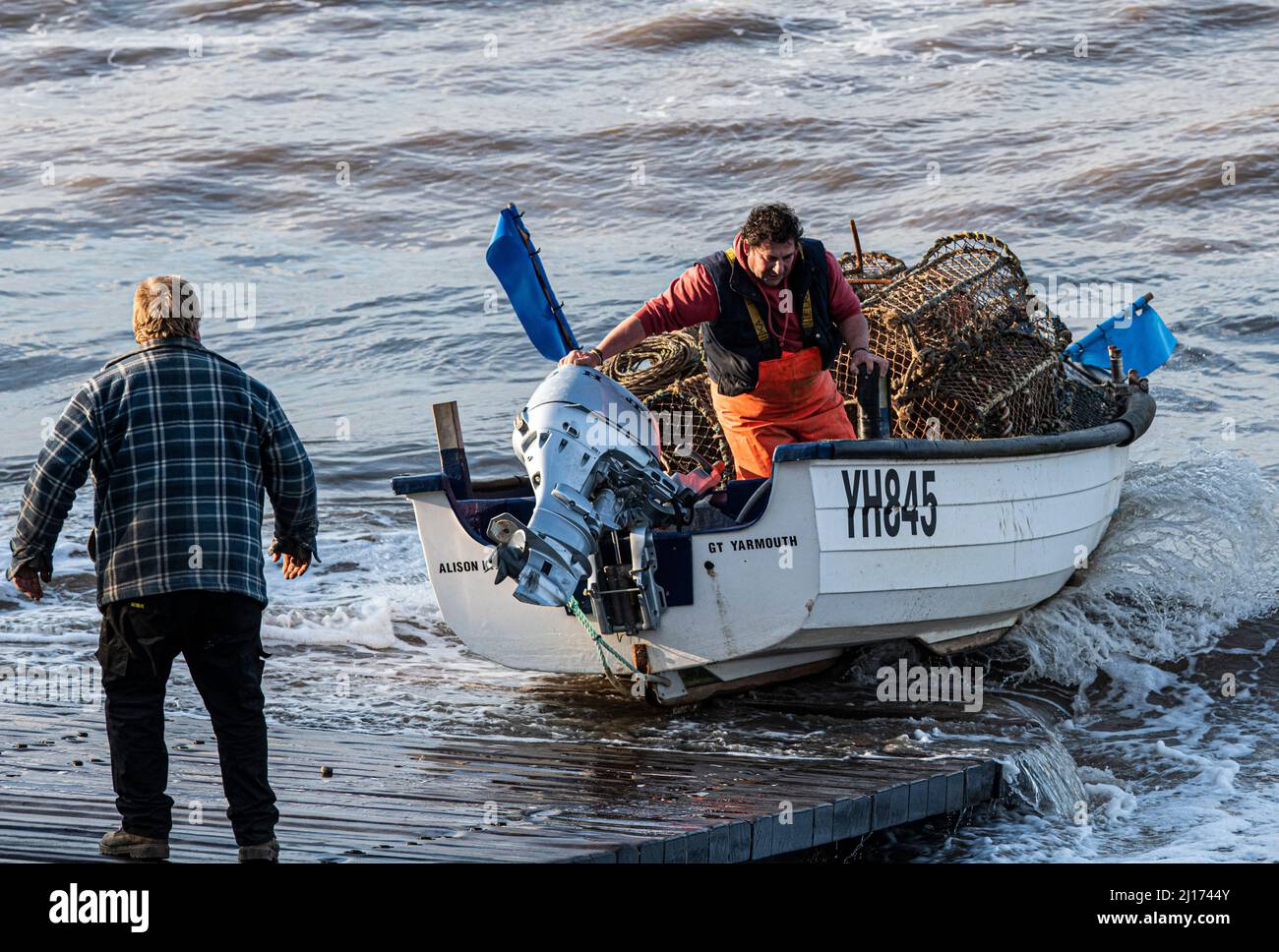 Lobster fishermen sheringham hi-res stock photography and images - Alamy