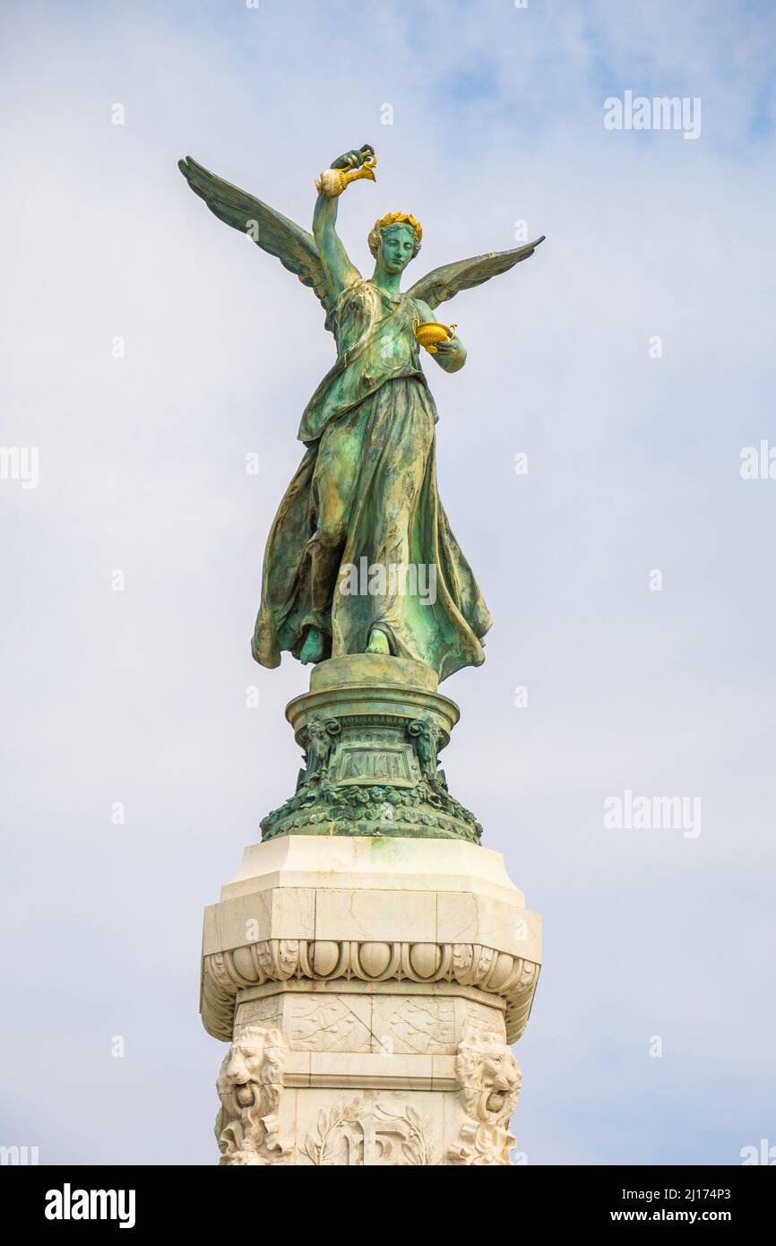 statue of the centenary monument in Nice Stock Photo - Alamy