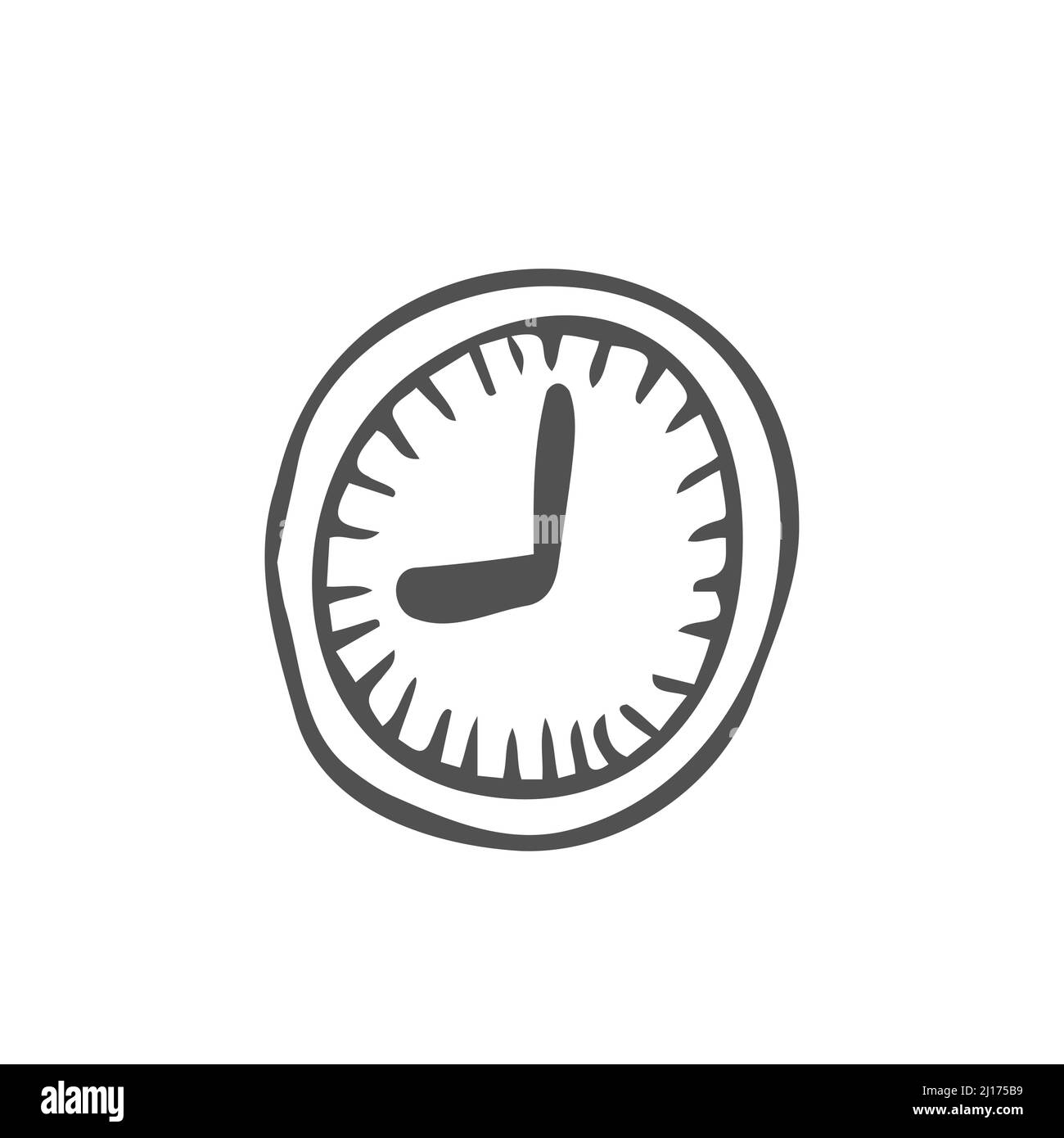 Sand timer illustration line drawing Cut Out Stock Images & Pictures ...
