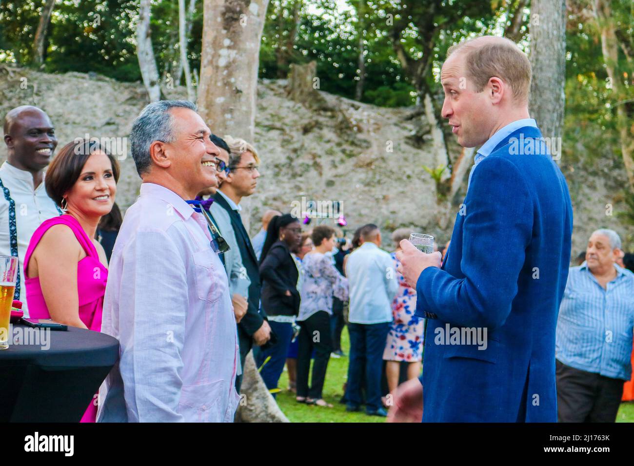 Prince William, Duke of Cambridge during a reception held at the Mayan ...