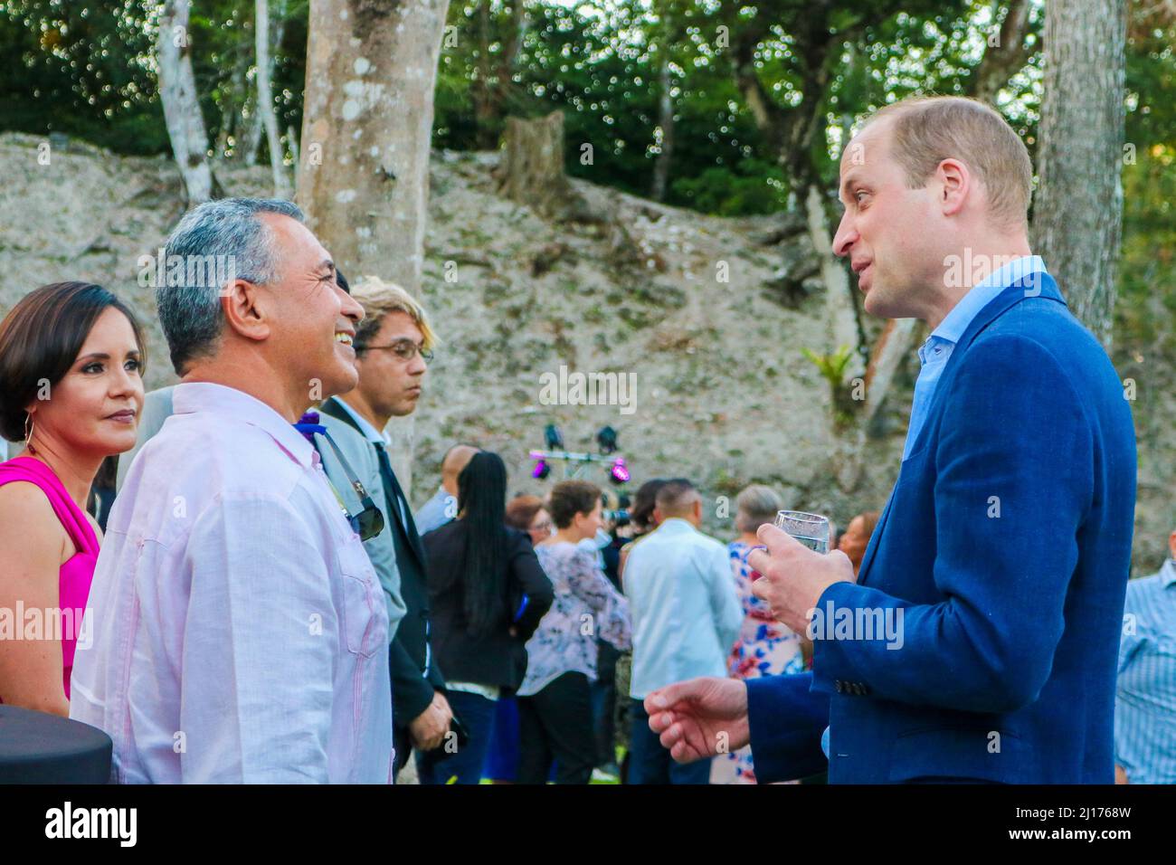 Prince William, Duke of Cambridge during a reception held at the Mayan ...