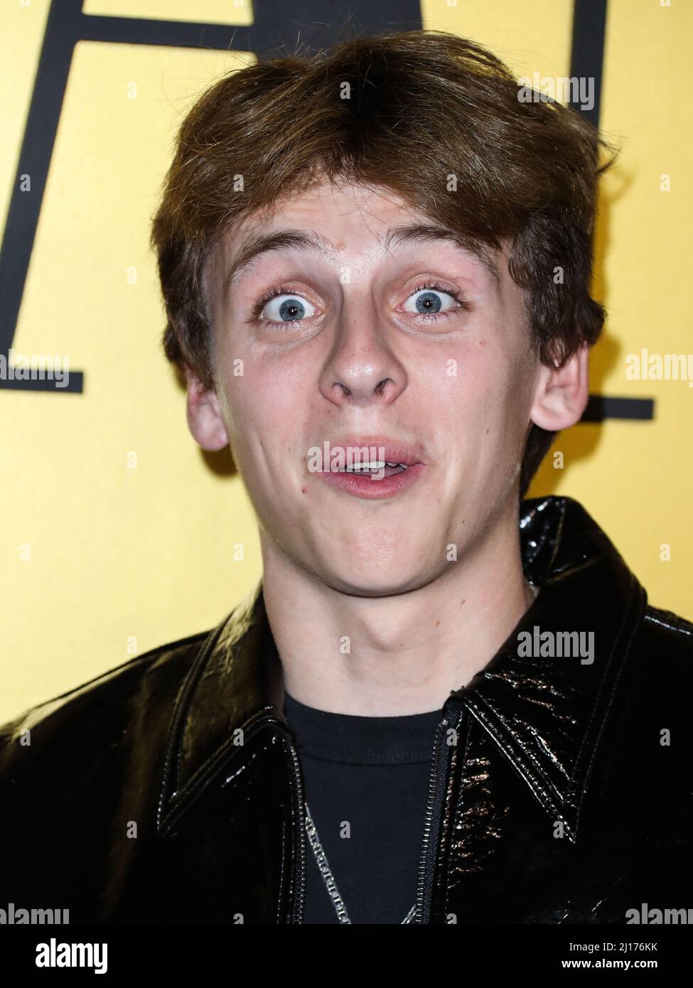 HOLLYWOOD, LOS ANGELES, CALIFORNIA, USA - MARCH 22: Jacob Bertrand ...