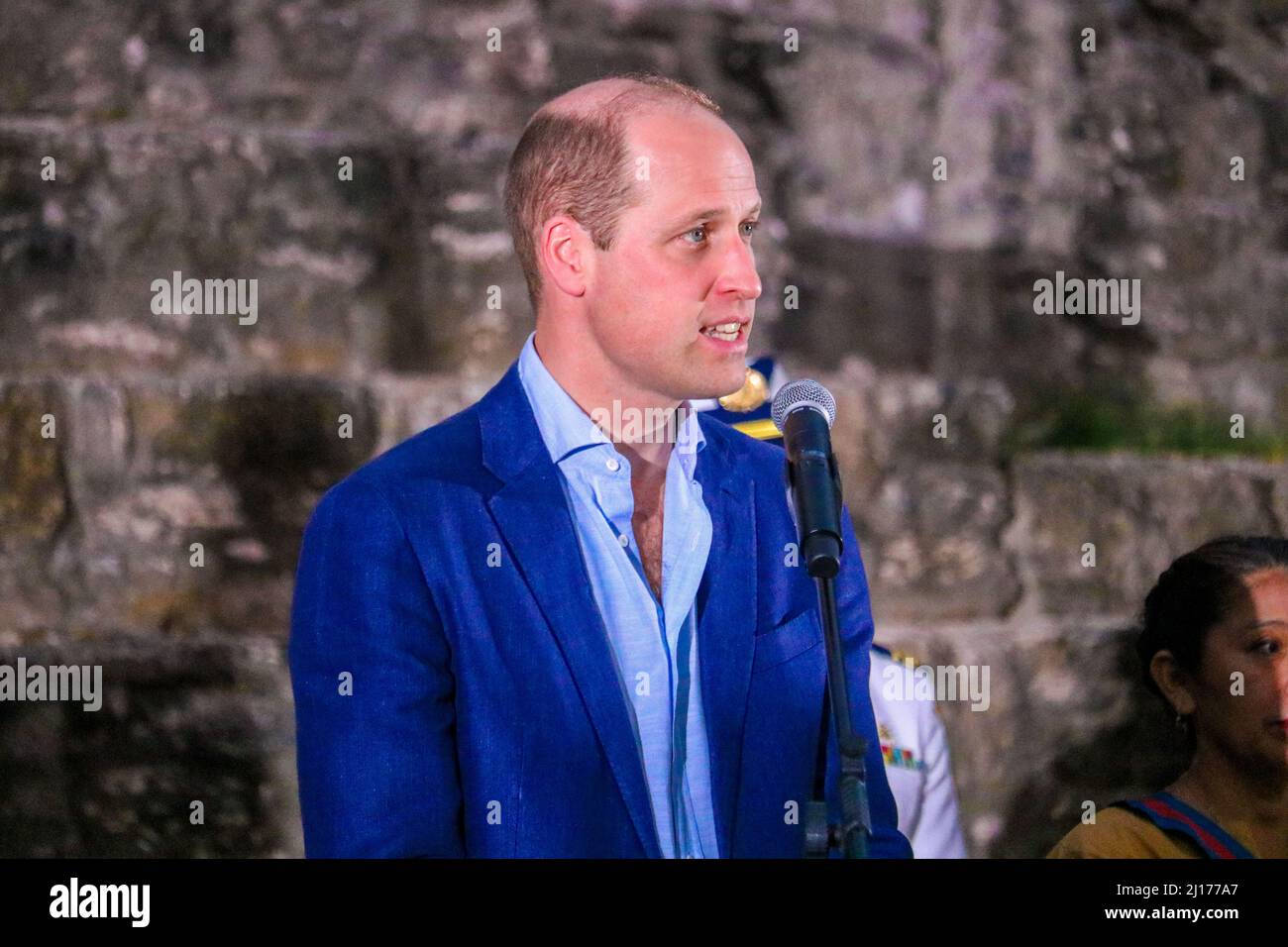 Prince William, Duke of Cambridge during a reception held at the Mayan ...