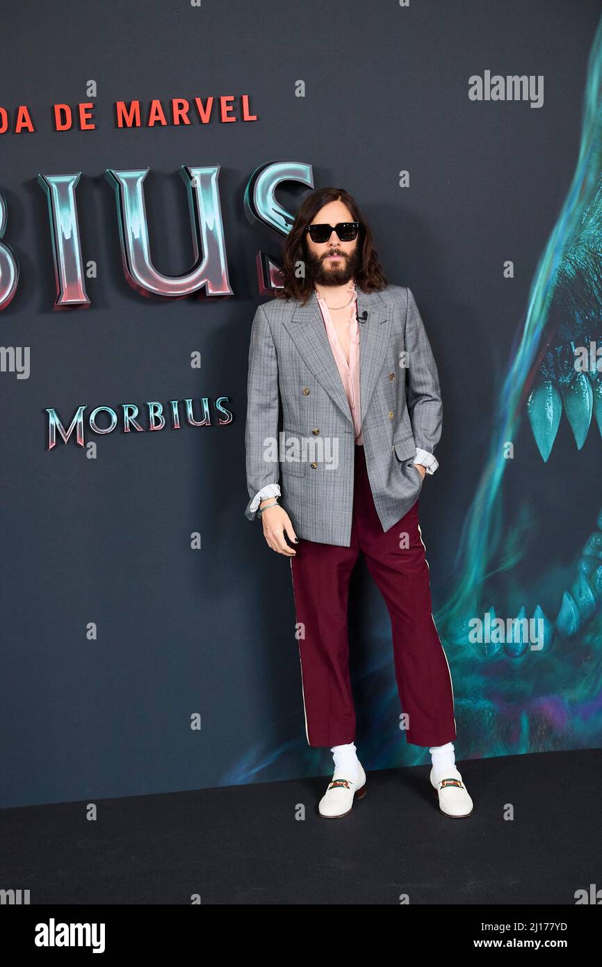 Madrid. Spain. 20220323, Jared Leto ‘Morbius’ Photocall at Ritz ...
