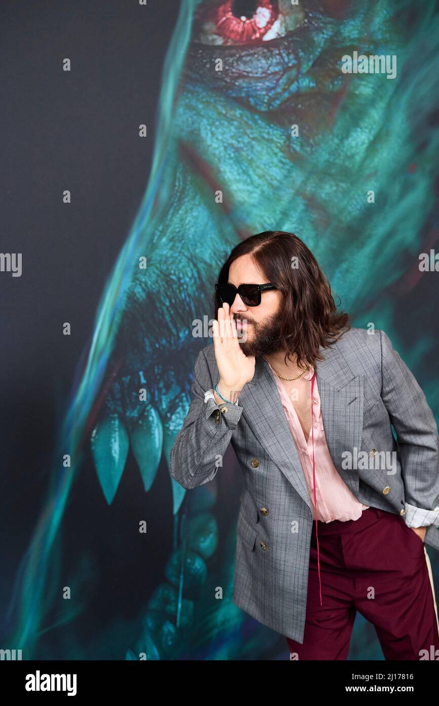 Madrid. Spain. 20220323, Jared Leto ‘Morbius’ Photocall at Ritz ...