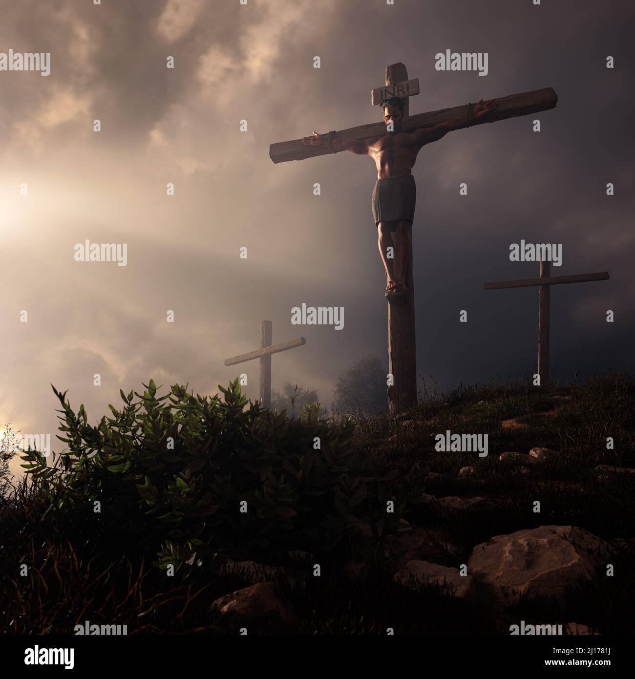 Crucifixtion of jesus hi-res stock photography and images - Alamy