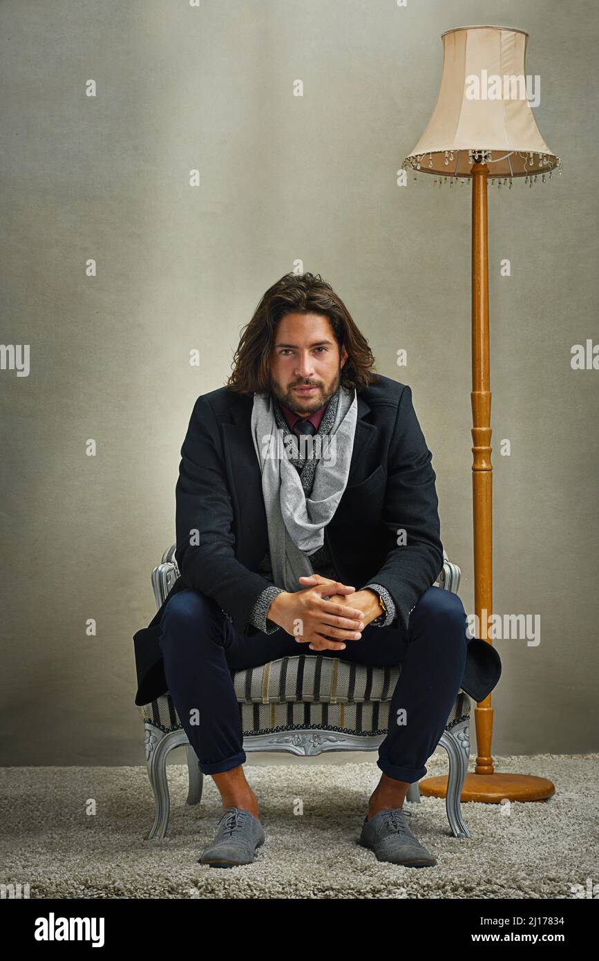 Whatever you do, stay classy. Portrait of a stylishly dressed man ...