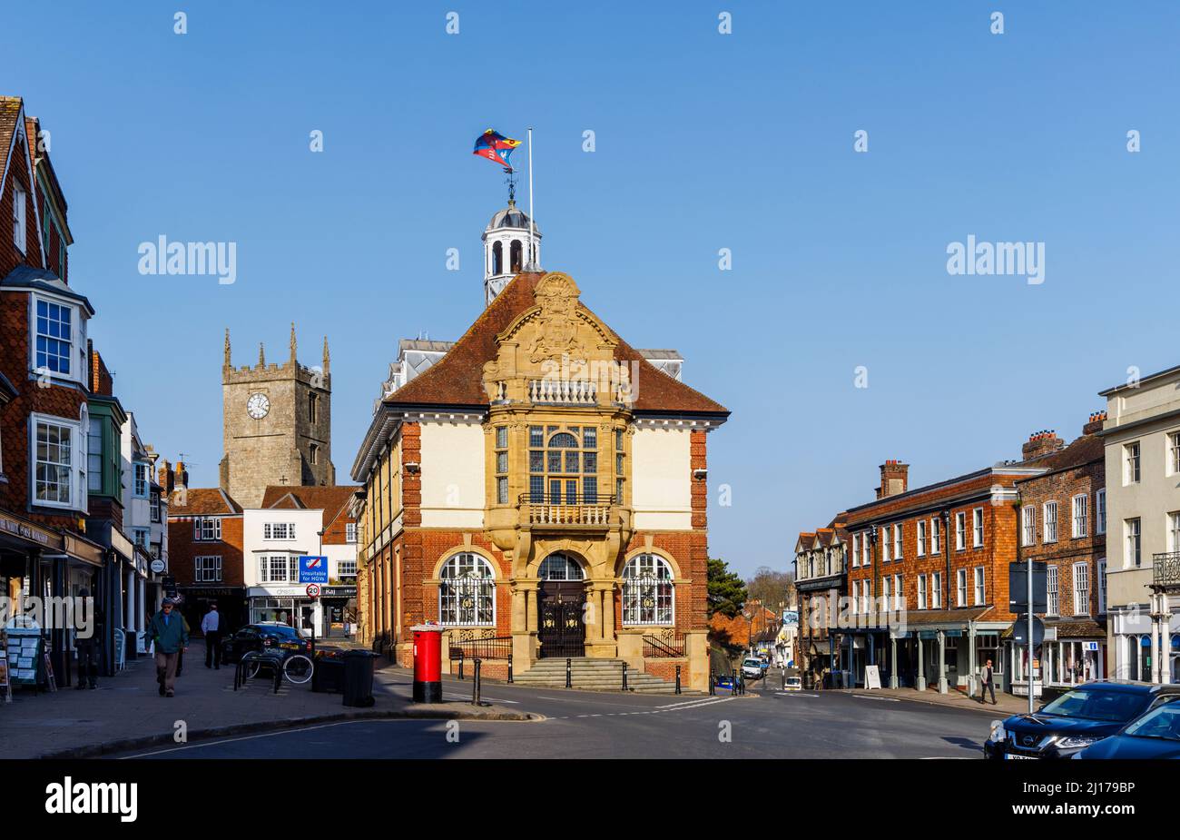 Grade II listed Marlborough Town Hall, a focal point in High Street ... Grade II listed Marlborough Town Hall, a focal point in High Street ...