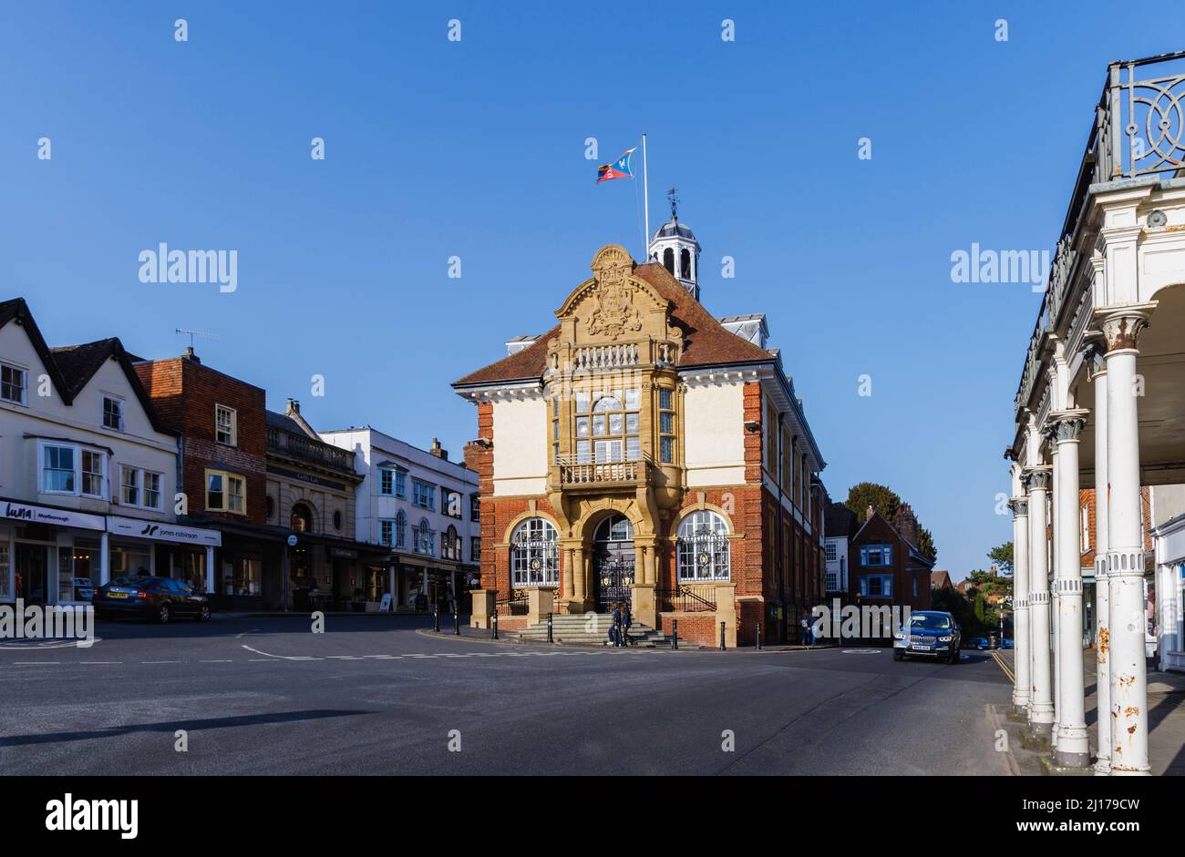 Grade II listed Marlborough Town Hall, a focal point in High Street ... Grade II listed Marlborough Town Hall, a focal point in High Street ...