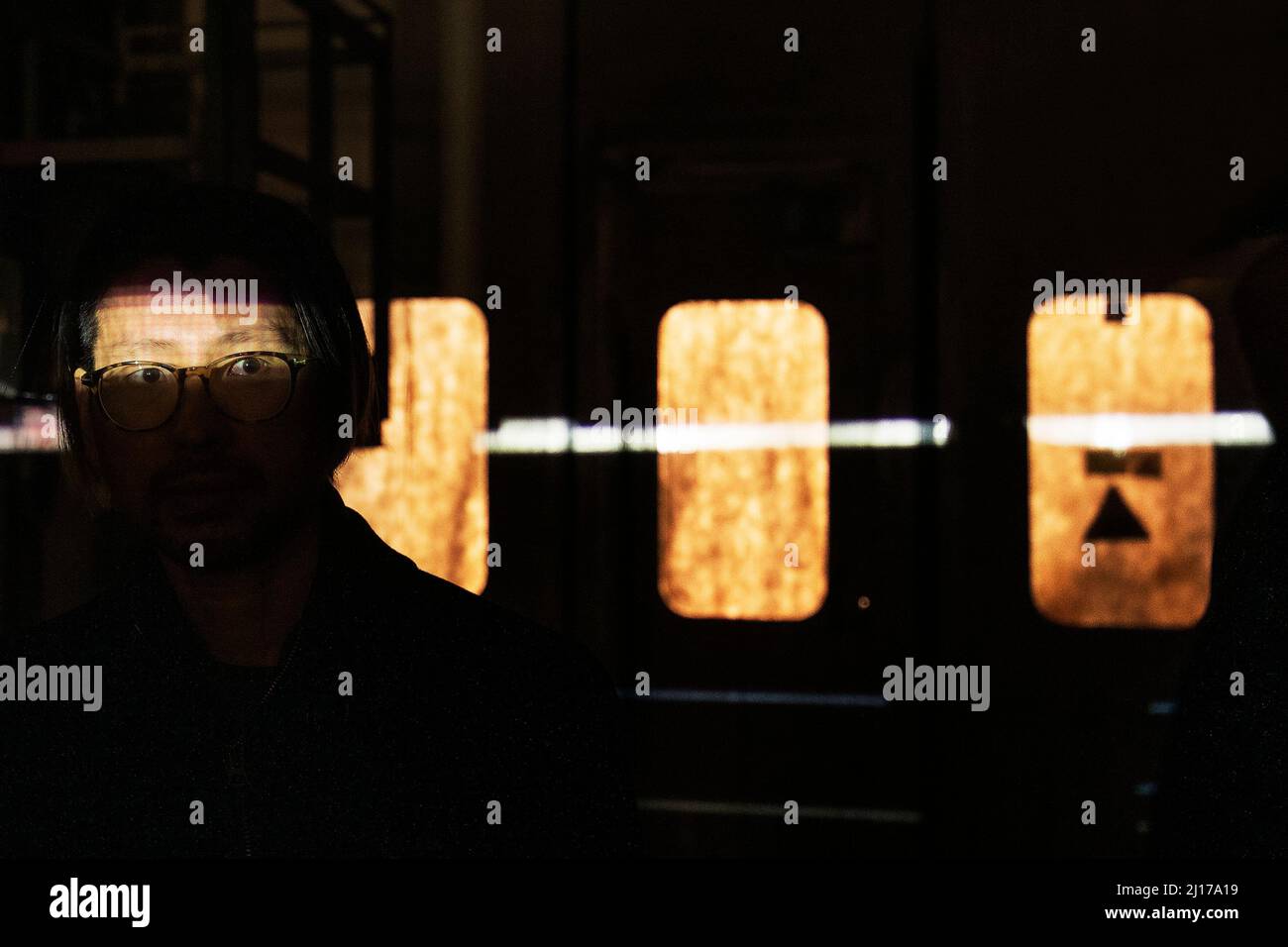 Pilsen, Czech Republic. 23rd Mar, 2022. The Japanese artist Yasuhiro ...