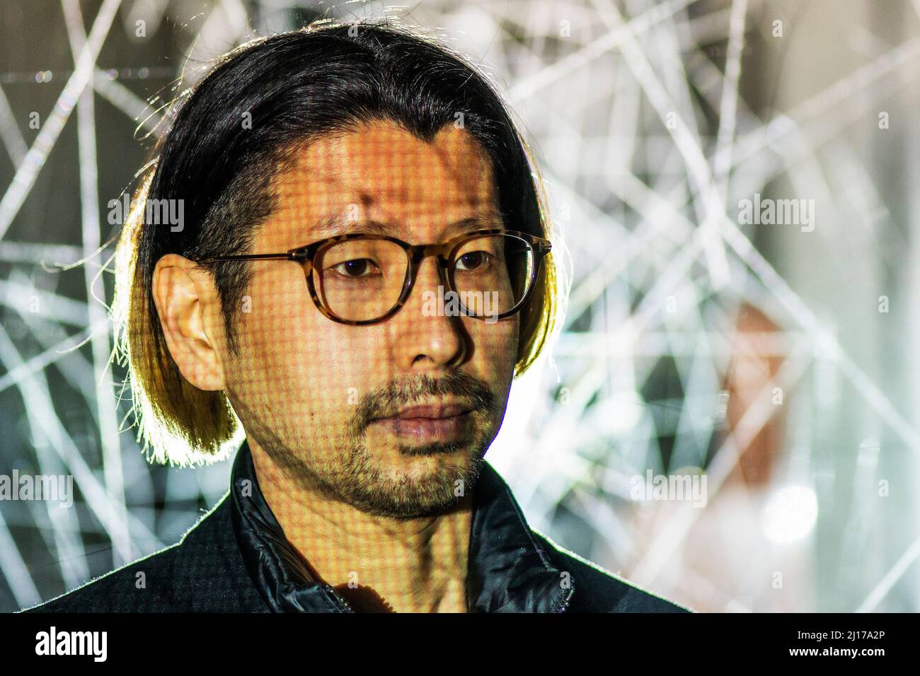 Pilsen, Czech Republic. 23rd Mar, 2022. The Japanese artist Yasuhiro ...