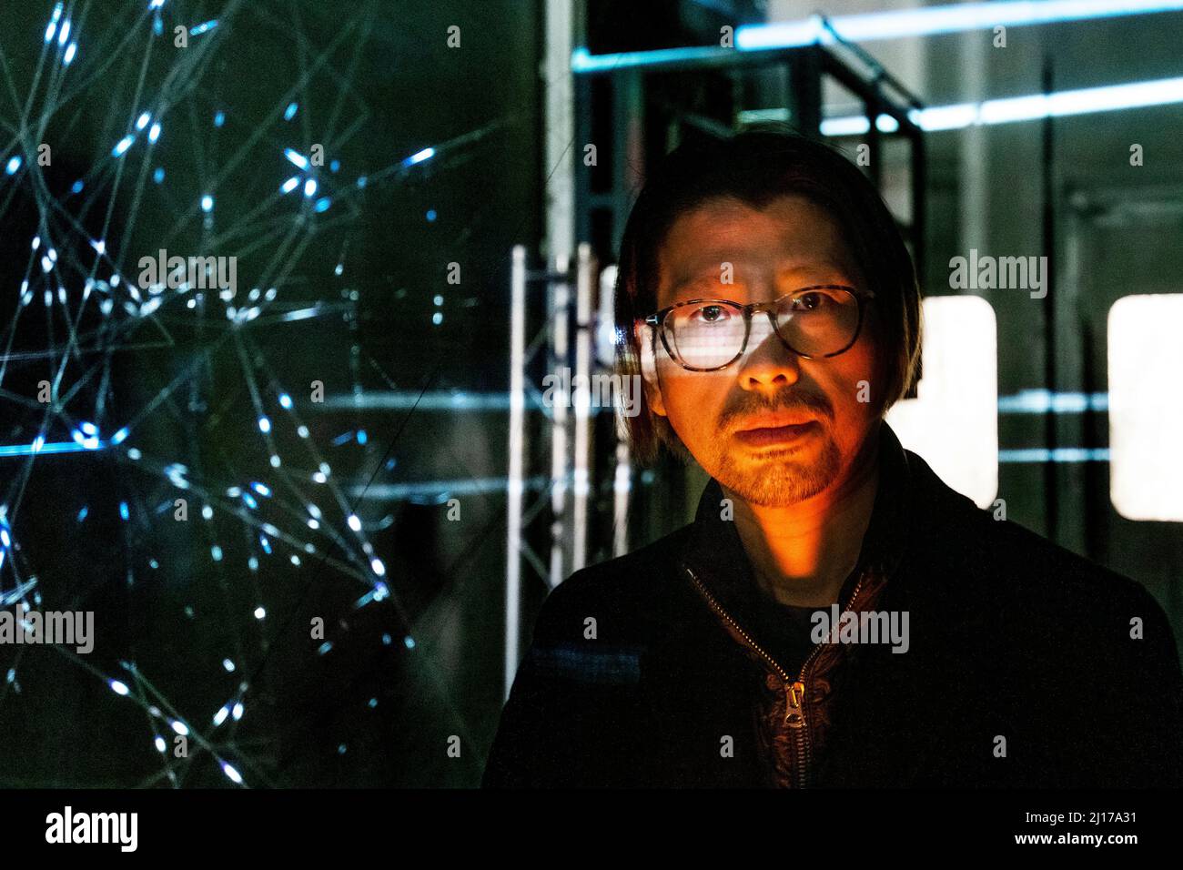 Pilsen, Czech Republic. 23rd Mar, 2022. The Japanese artist Yasuhiro ...