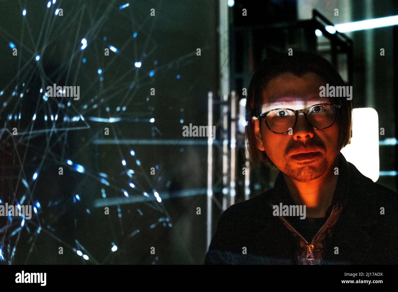 Pilsen, Czech Republic. 23rd Mar, 2022. The Japanese artist Yasuhiro ...