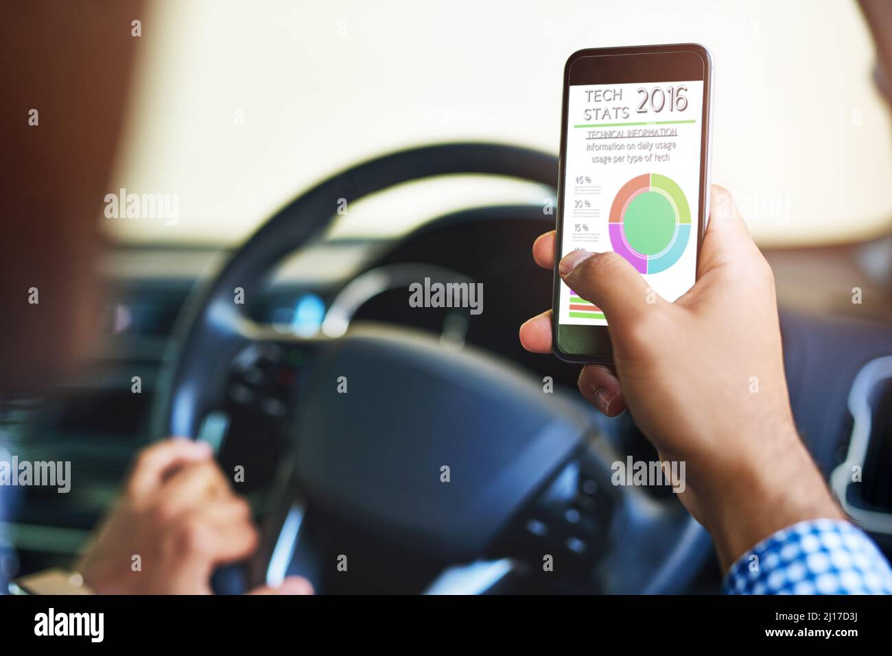 Accessing the latest analytics. Cropped shot of an unidentifiable man ...