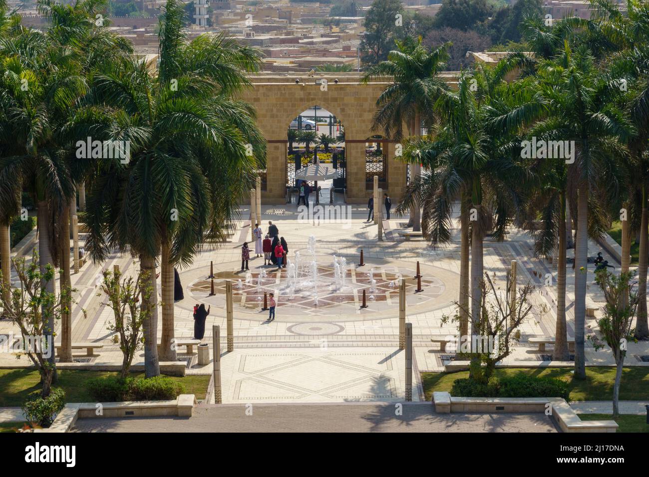 entrance to al-Azhar Park, Cairo, Egypt Stock Photo - Alamy