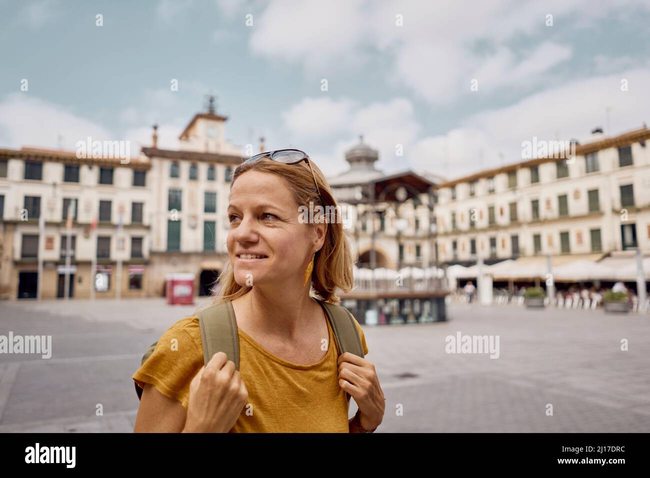 Blond square hi-res stock photography and images - Alamy