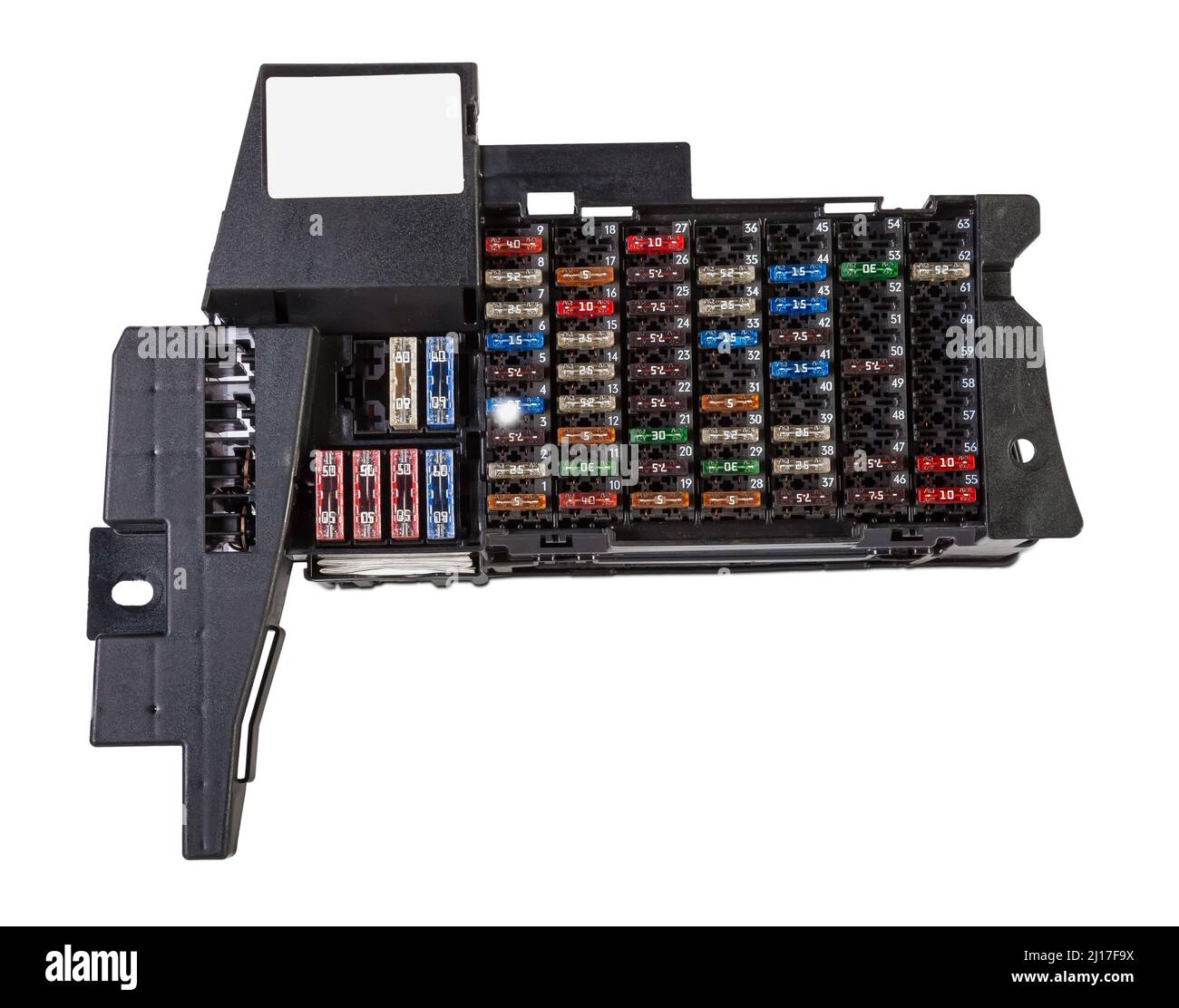 Automotive fuses come in different colors and each color is responsible ...