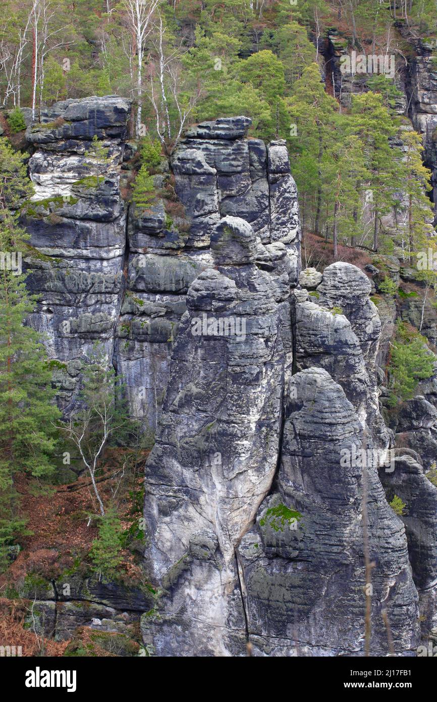 Rock bastei hi-res stock photography and images - Alamy