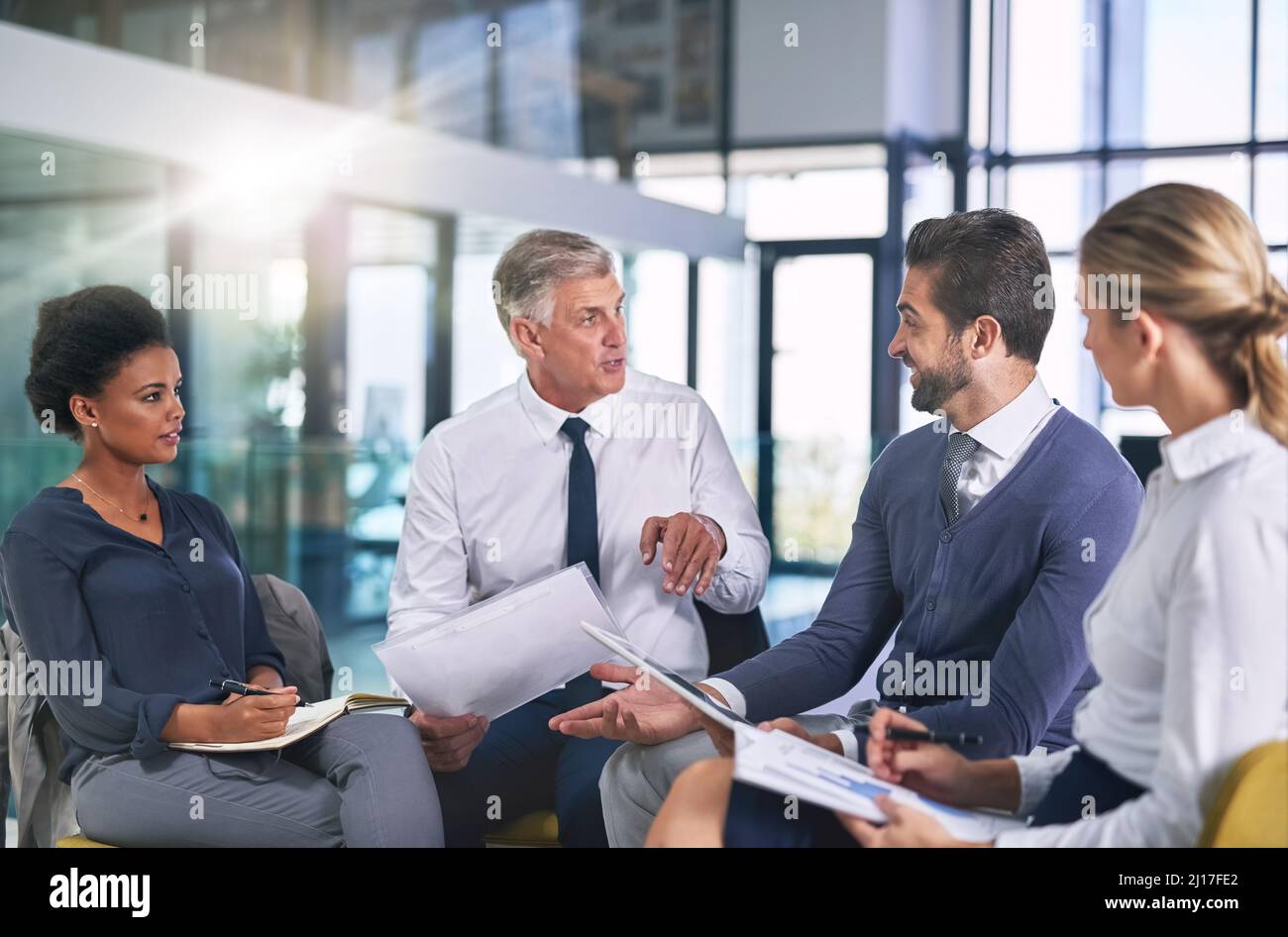 Professional man woman engaging hi-res stock photography and images - Alamy