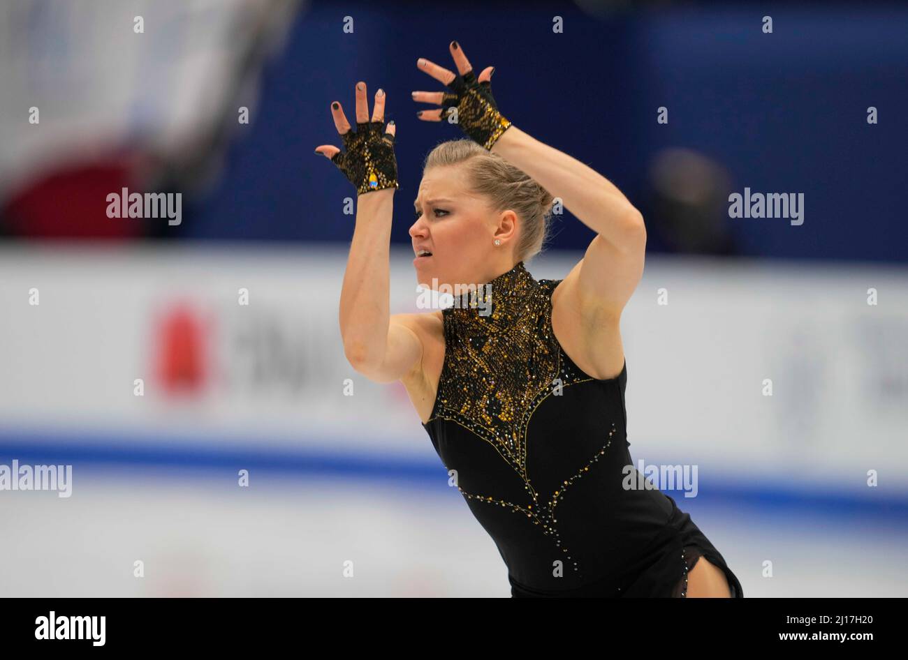 Sud de France Arena, Montpellier, France. 23rd Mar, 2022. Dasa Grm from ...
