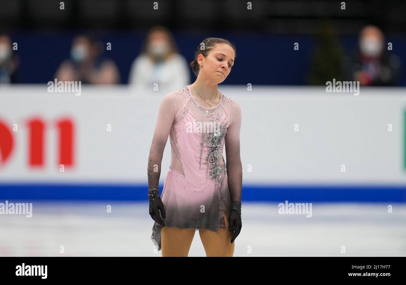 Sud de France Arena, Montpellier, France. 23rd Mar, 2022. Julia Lang ...