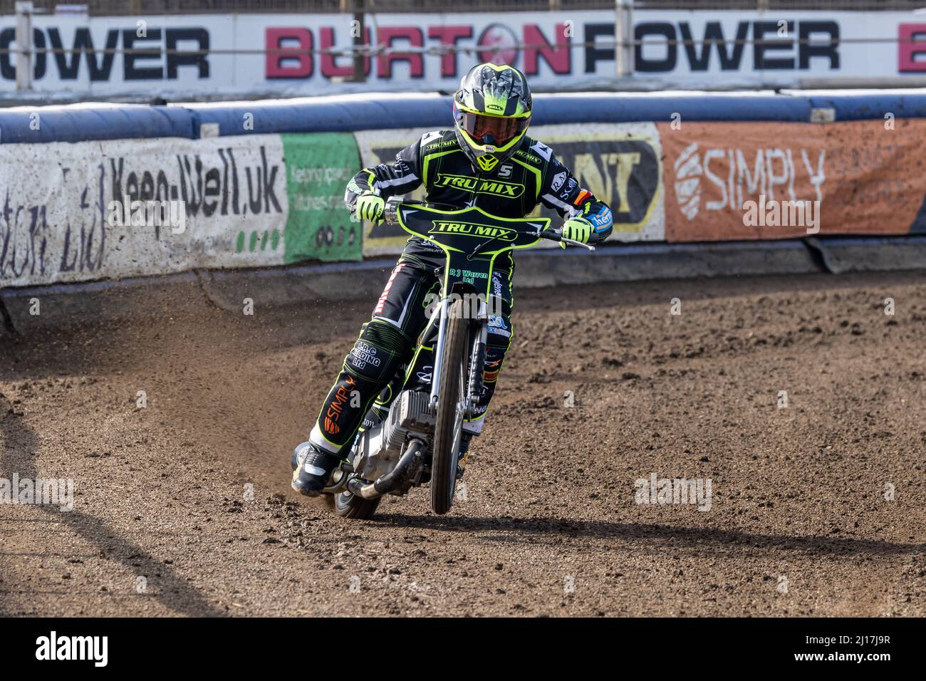 Daniel (Danny) King. Ipswich Witches speedway practice. 22 March 2022 ...