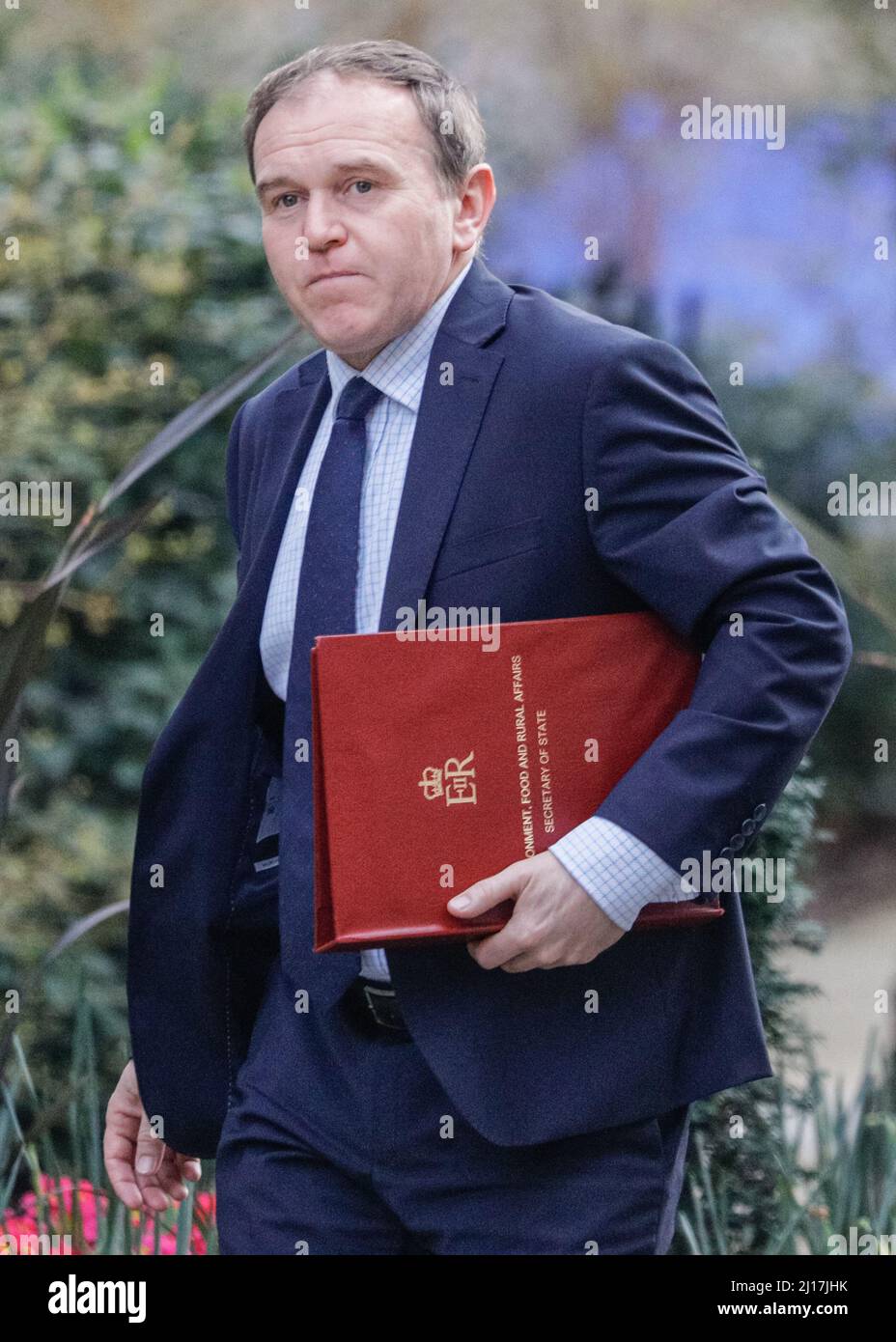 London, UK. 23rd Mar, 2022. George Eustice MP, Secretary of State for ...