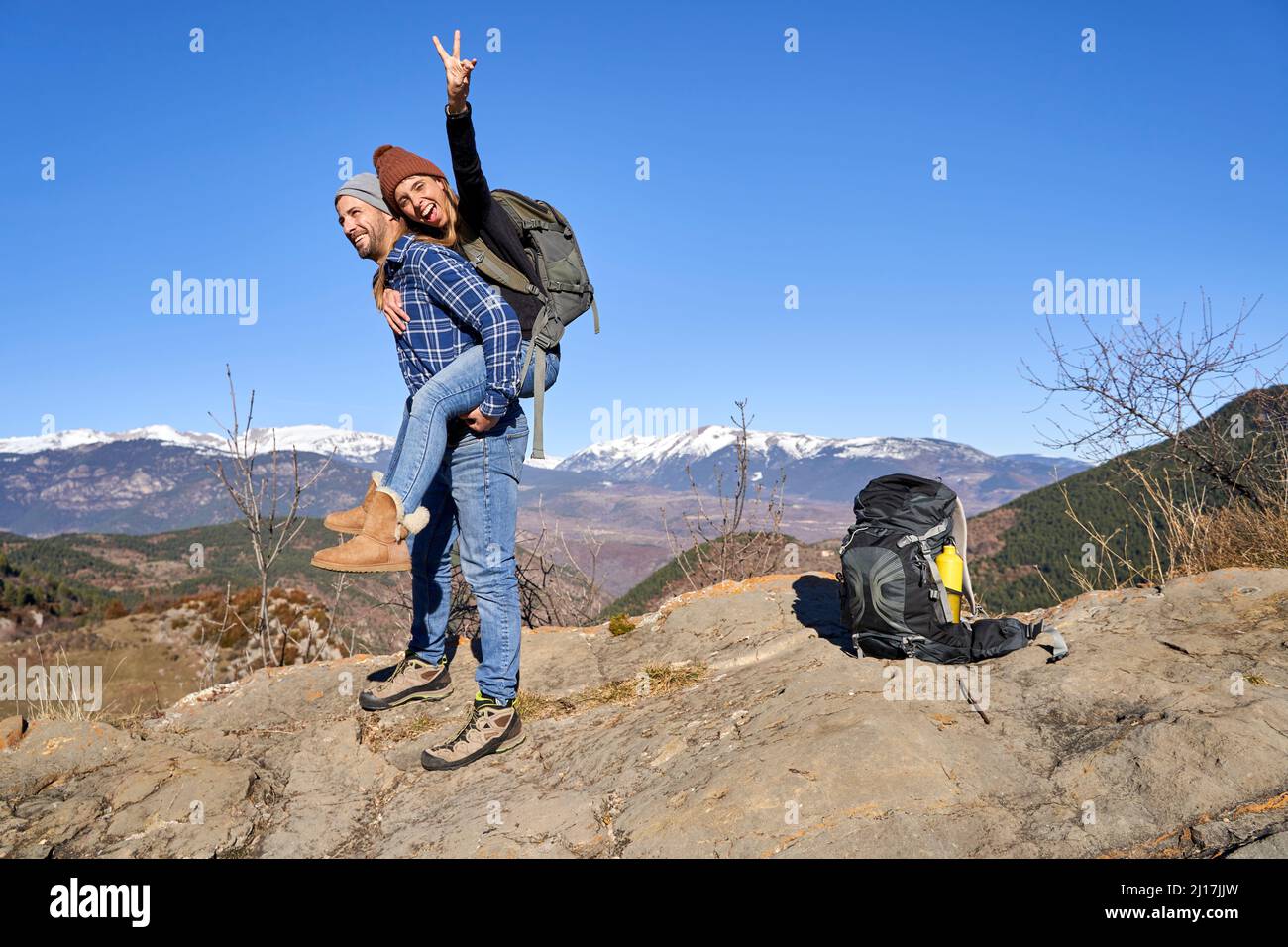 Carrying sign hi-res stock photography and images - Alamy