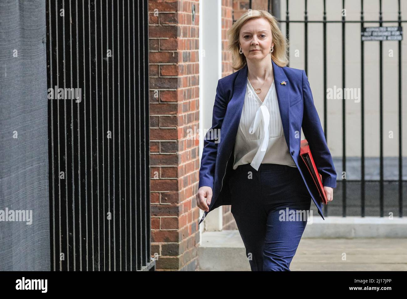 London, UK. 23rd Mar, 2022. Liz Truss MP (Elizabeth Truss), Secretary ...