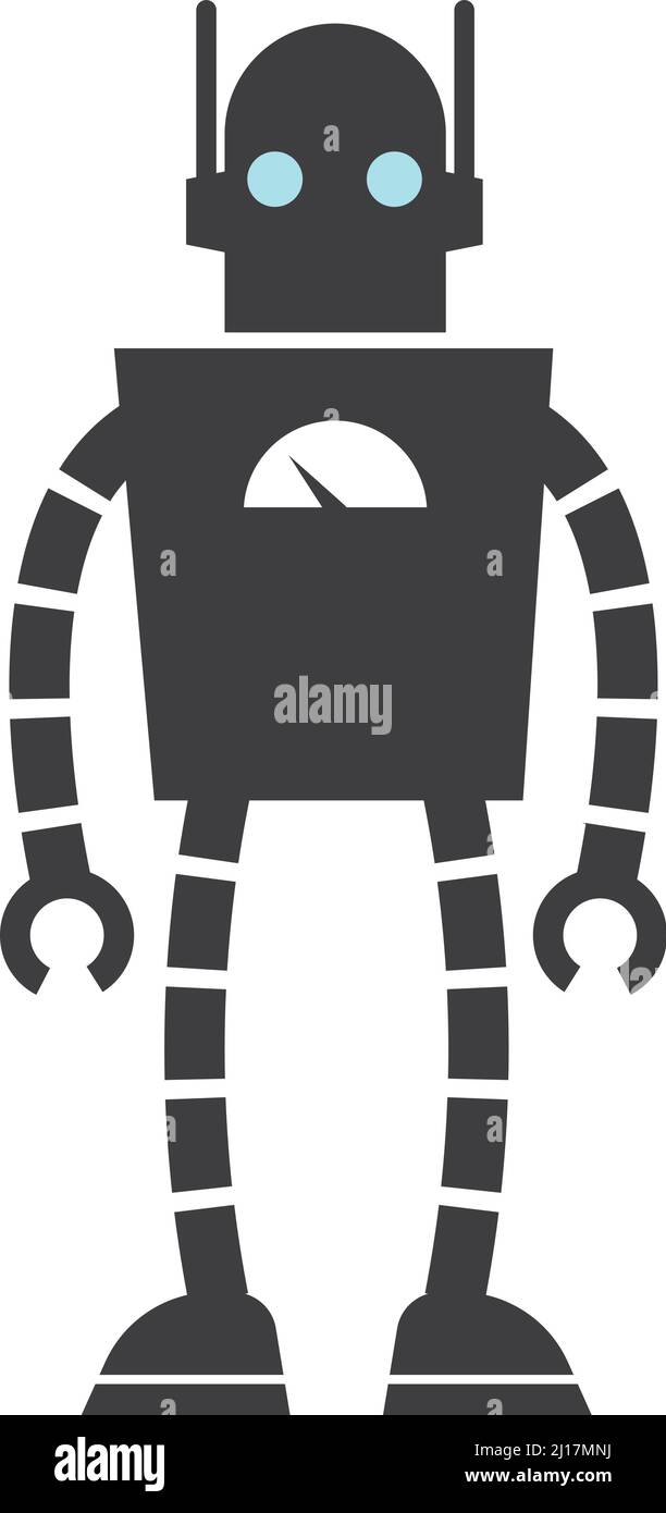 Black Android Robot