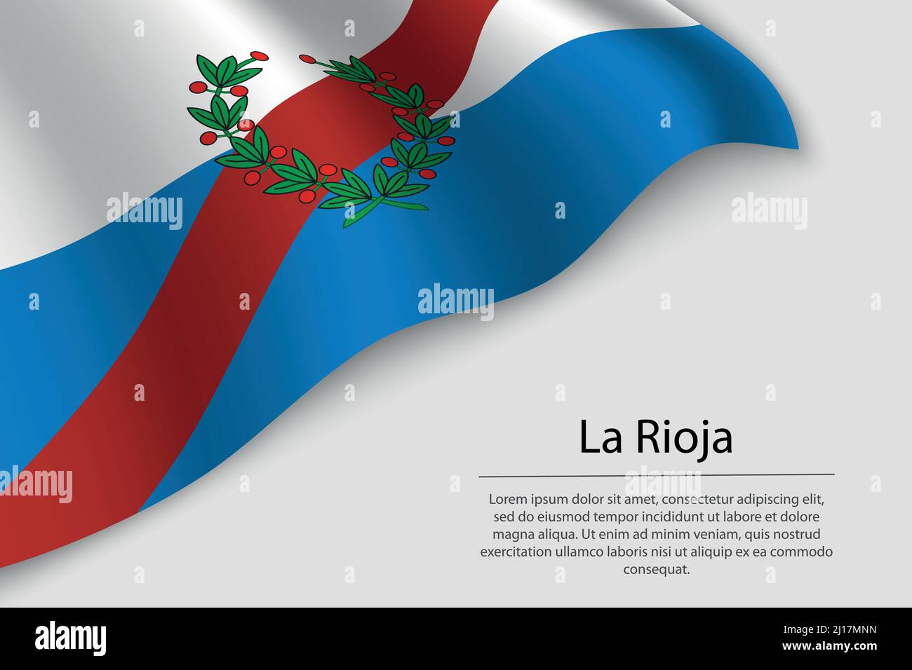 Flag of la rioja Stock Vector Images - Alamy
