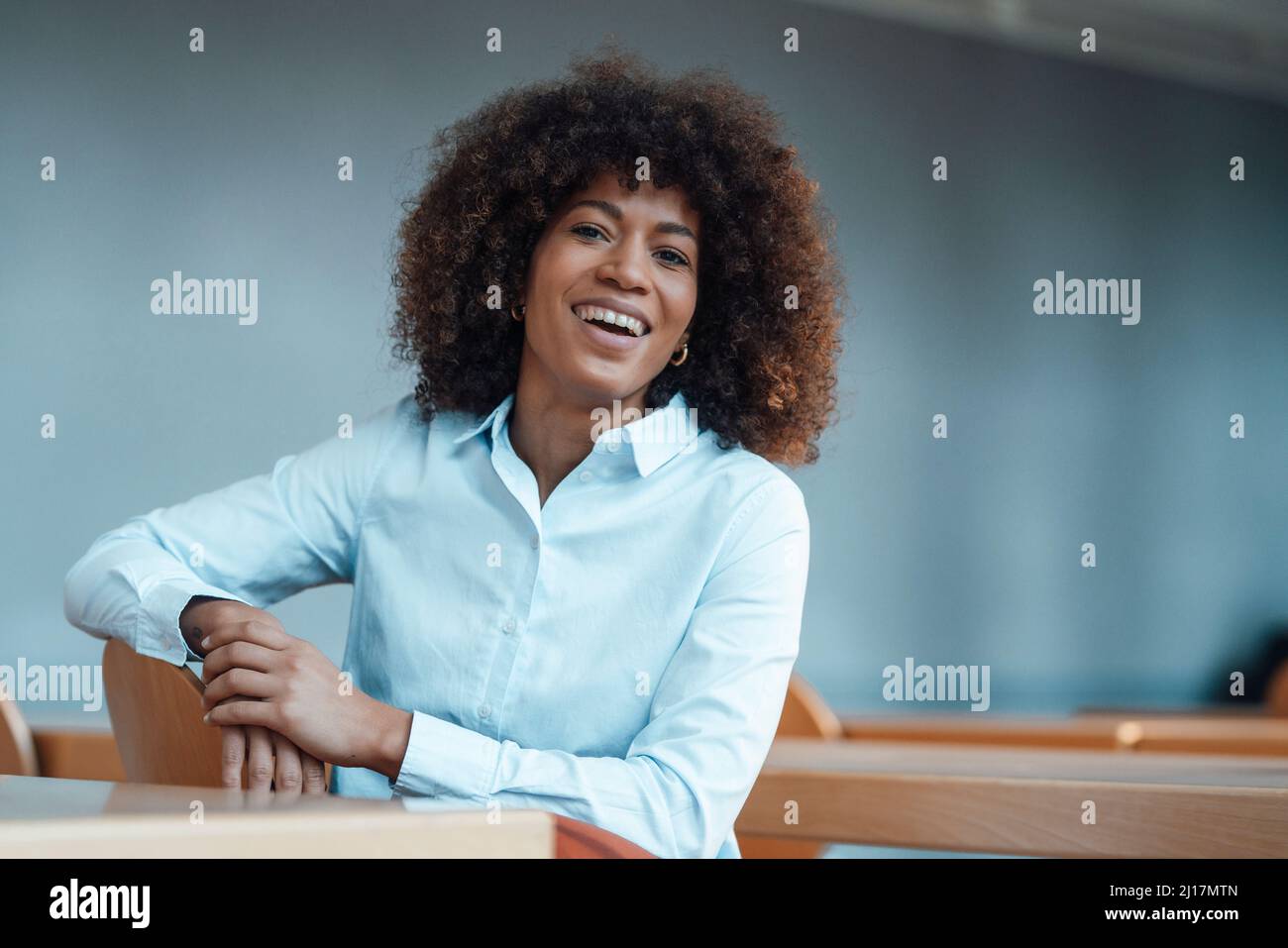 Happy cheerful positive working hi-res stock photography and images - Alamy