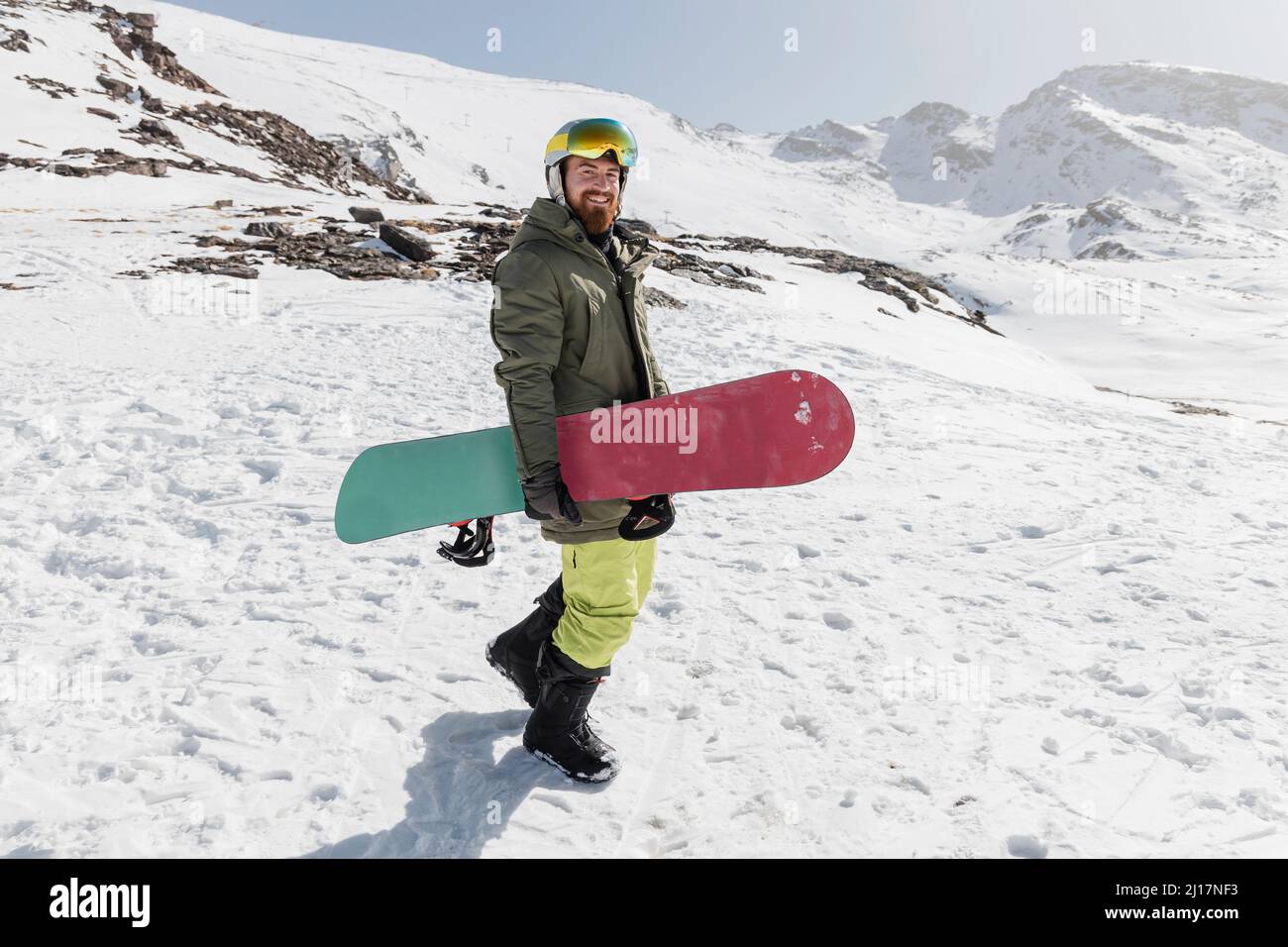 Man walking on mountain camera hi-res stock photography and images - Alamy