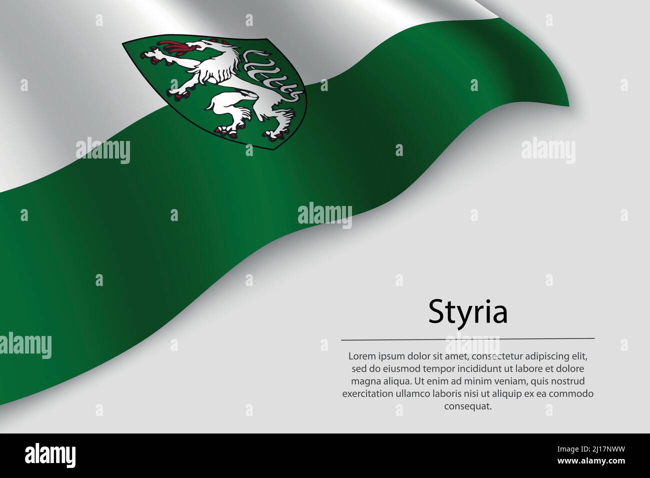 Styria state flag Stock Vector Images - Alamy