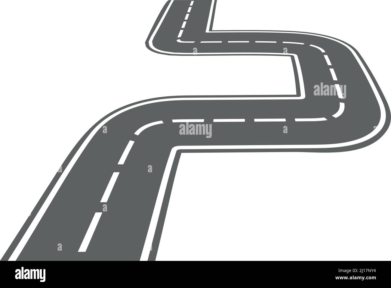 Street perspective horizon Cut Out Stock Images & Pictures - Alamy