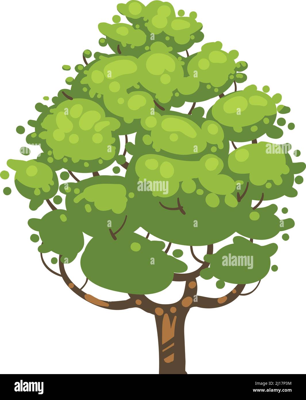 Tree cartoon hi-res stock photography and images - Alamy