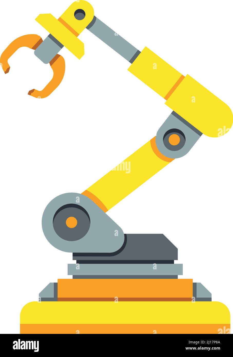 Assembly equipment for factory. Automated mechanic arm Stock Vector ...
