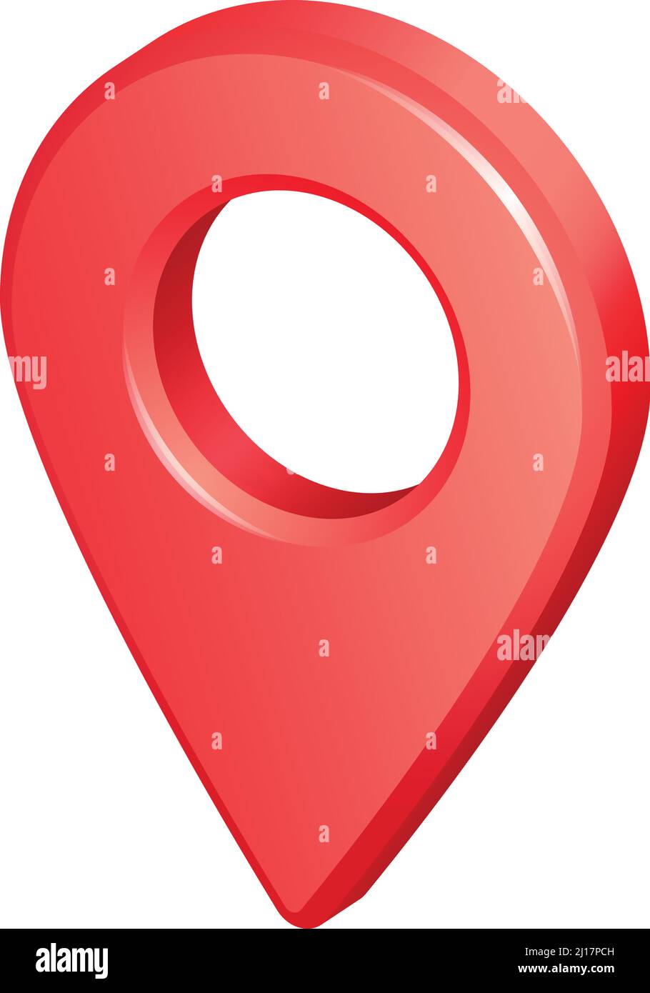 Red map tag. Geo mark. Navigation pin Stock Vector Image & Art - Alamy