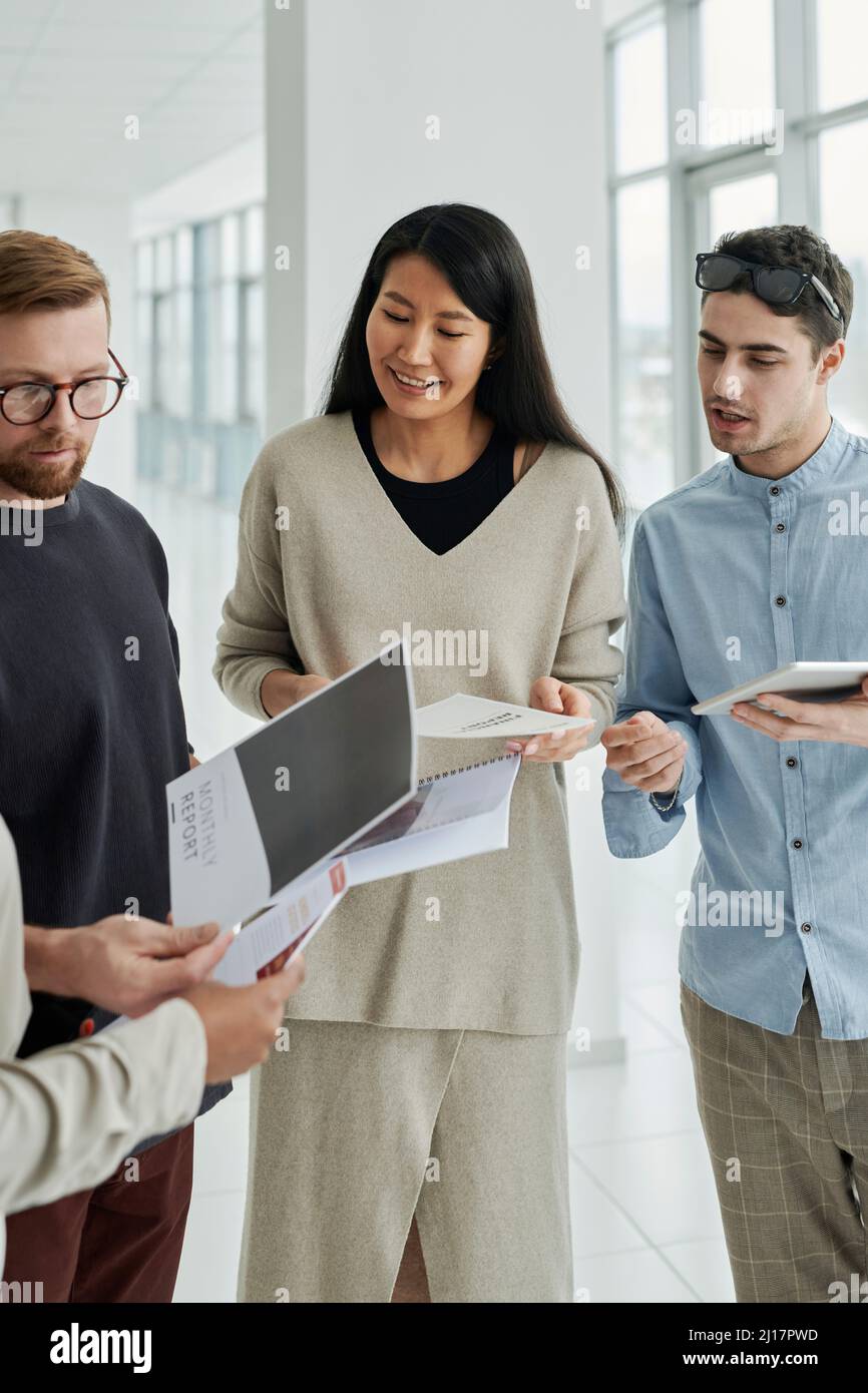 Group reports hi-res stock photography and images - Alamy