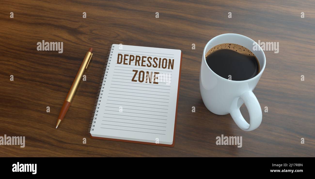 Depression vector hi-res stock photography and images - Alamy