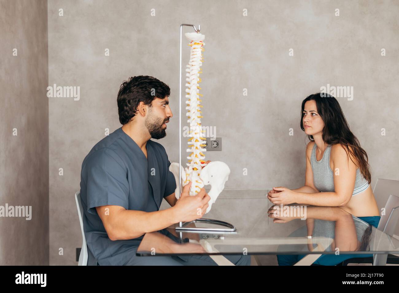 Woman listening general practitioner hi-res stock photography and ...