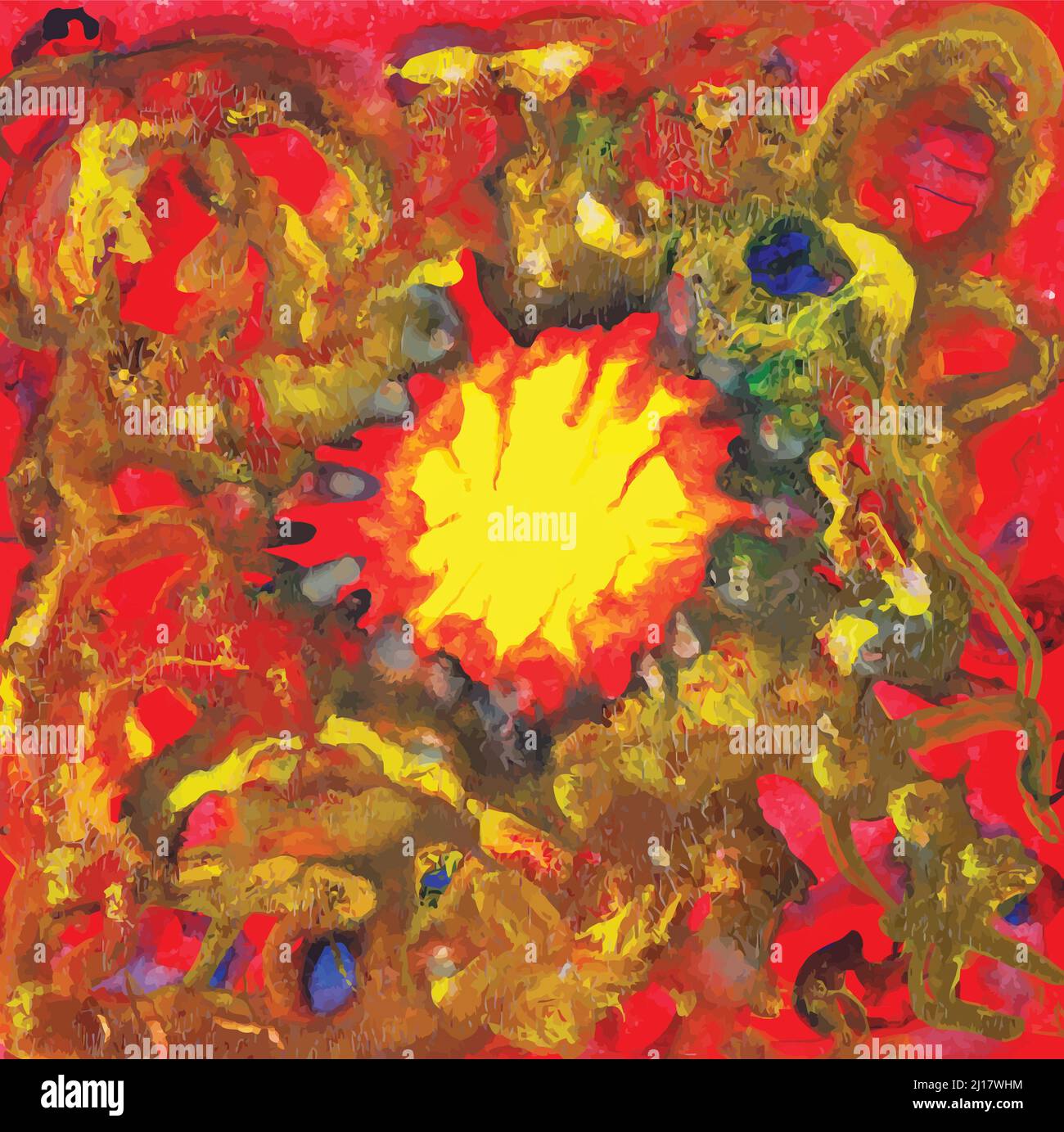 Abstract watercolor art gradient background. Vector illustration Stock ...