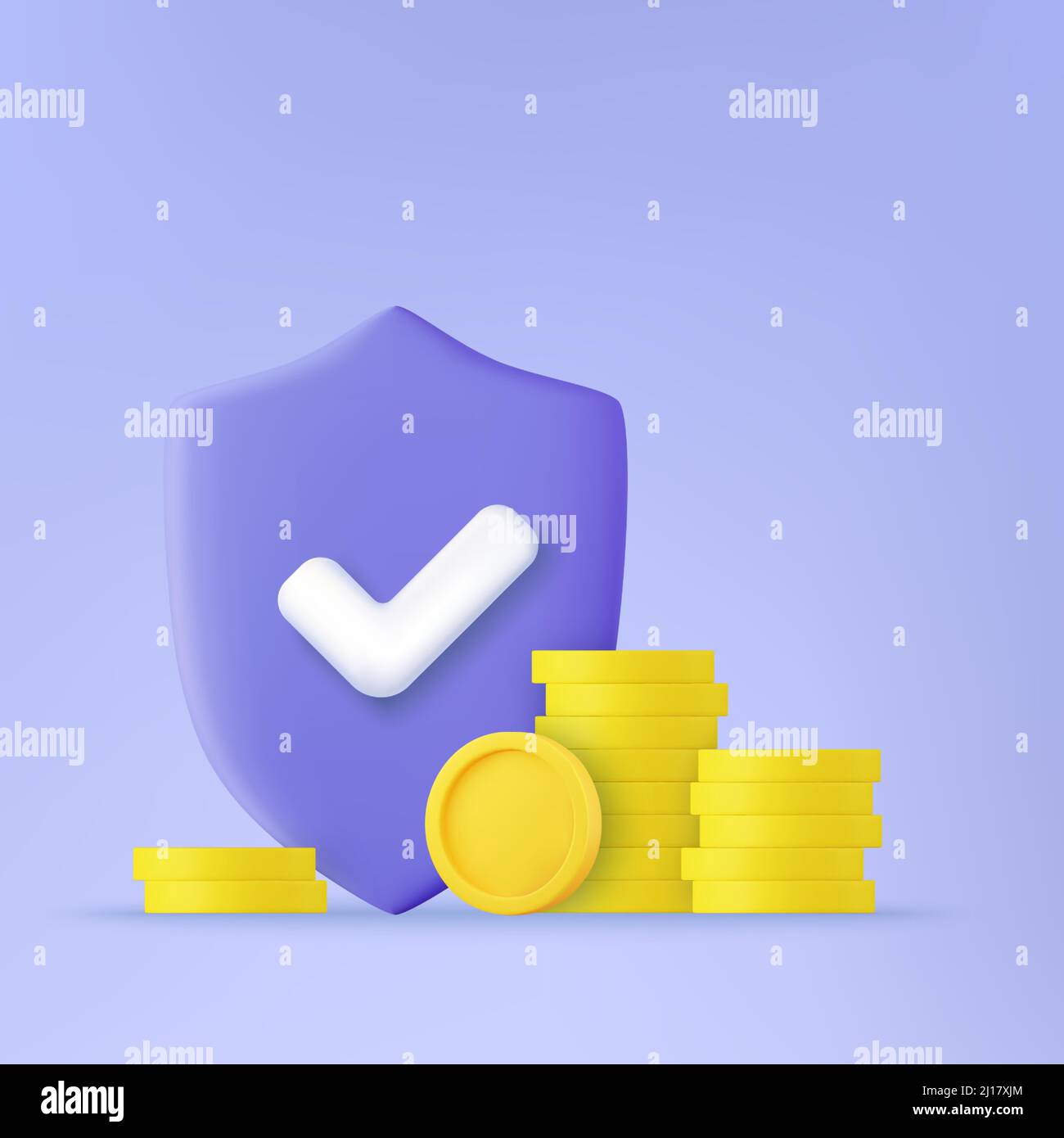 Protection money, concept 3d shield Stock Vector Image & Art - Alamy