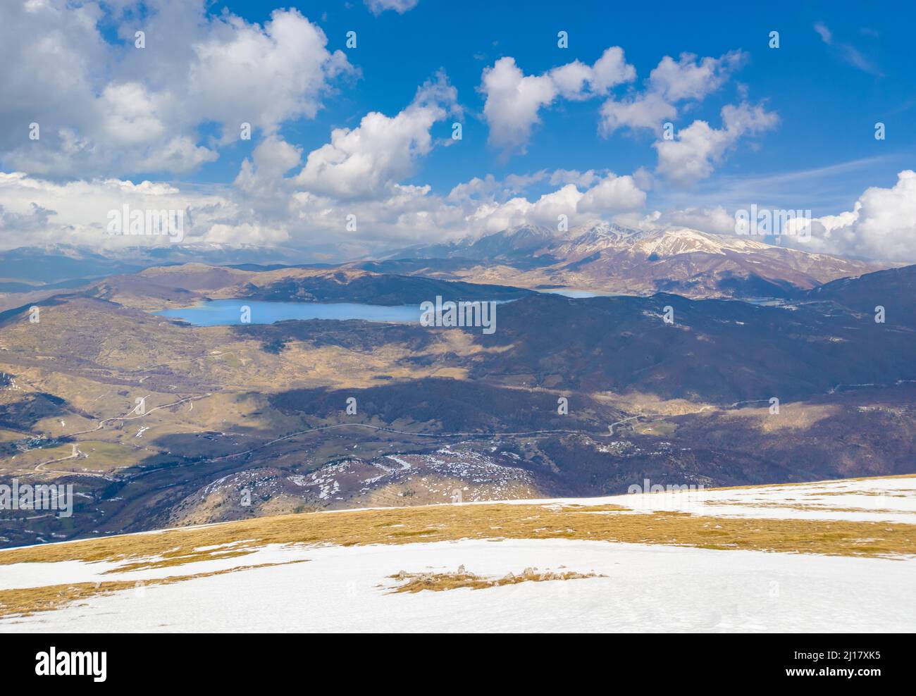 Monte San Franco (Italy) -A panoramic peak mountain in central Italy ...