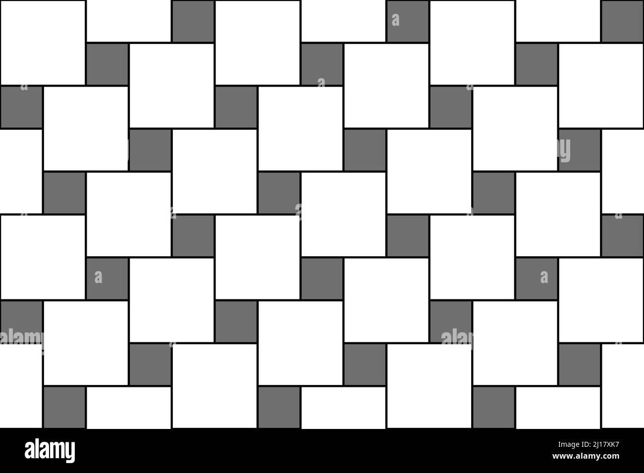 Gray and white seamless pattern of pavement with square blocks. Vector ...
