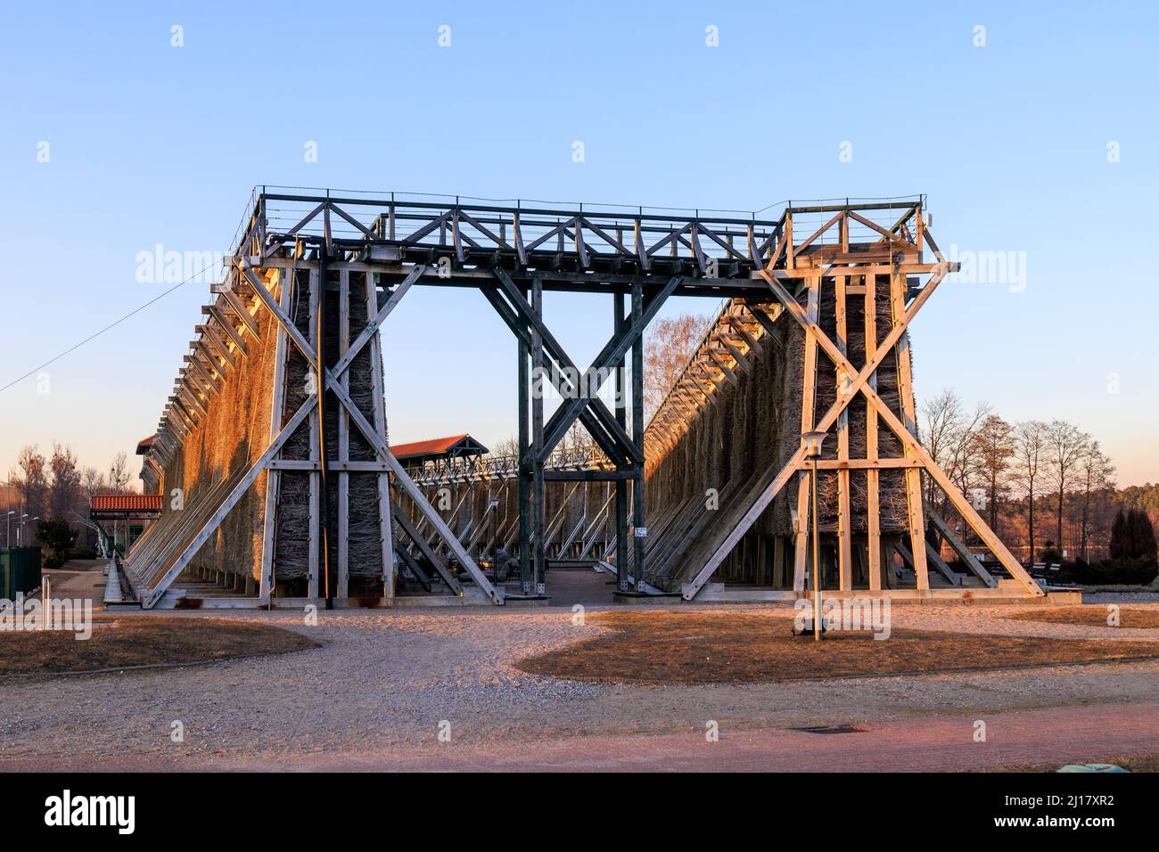 Brine graduation towers hi-res stock photography and images - Alamy