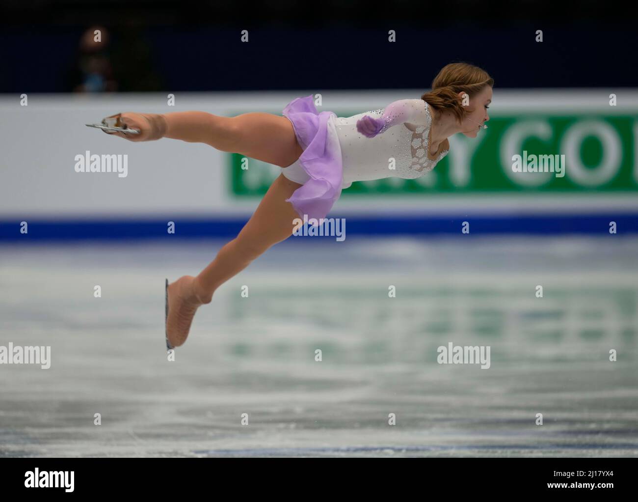 Sud de France Arena, Montpellier, France. 23rd Mar, 2022. Ekaterina ...