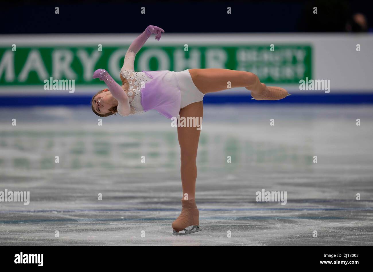 Sud de France Arena, Montpellier, France. 23rd Mar, 2022. Ekaterina ...